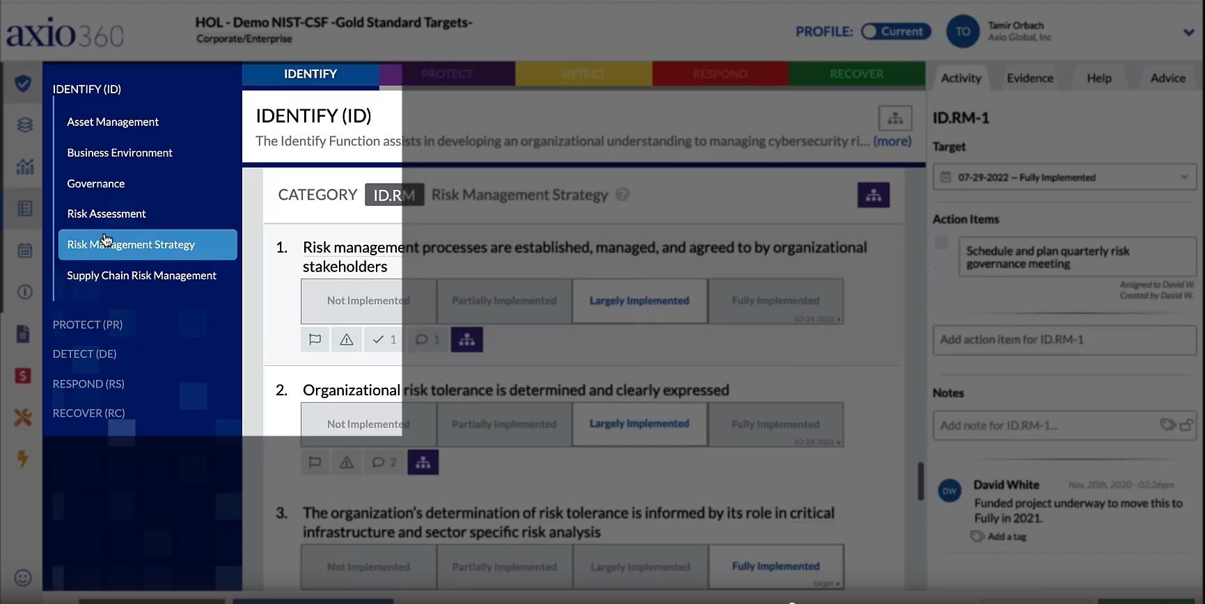How to Navigate Through Sections of an Assessment – Axio