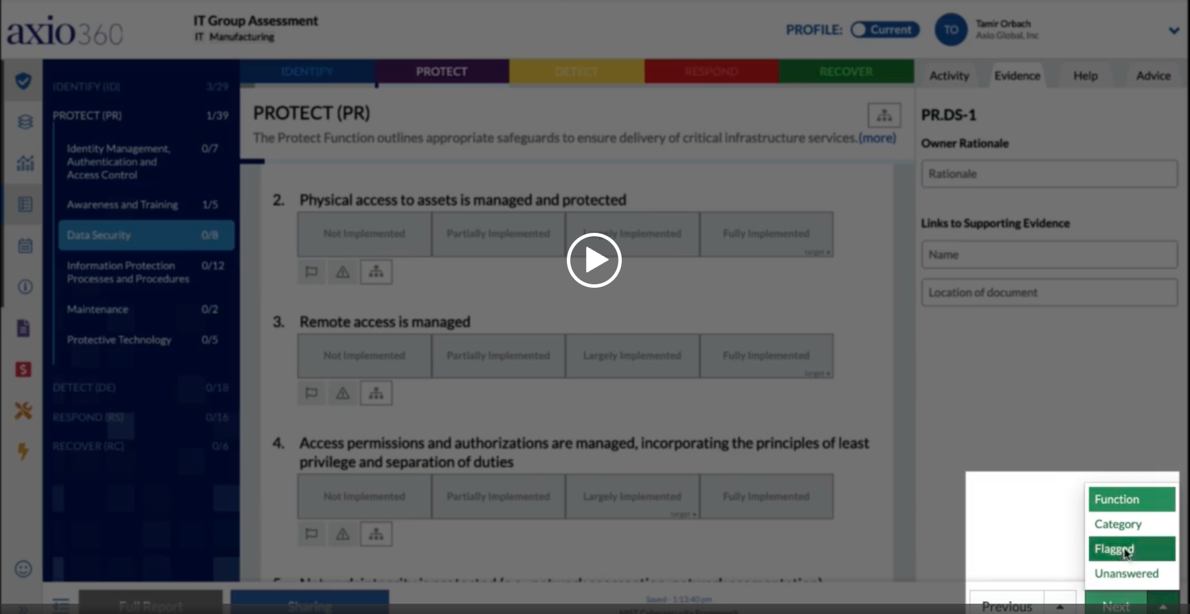 How to Flag & Navigate Through Flagged Items – Axio