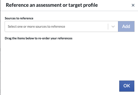 How To Set Reference Assessments – Axio