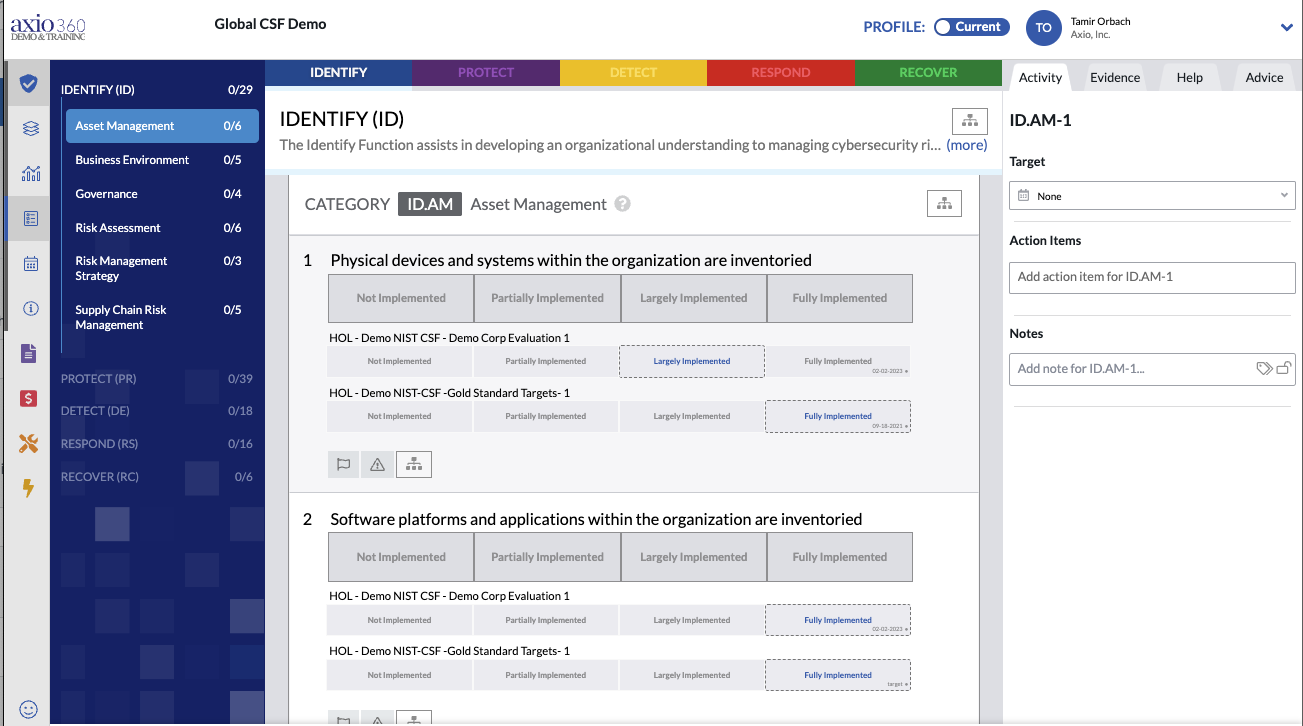 How To Set Reference Assessments – Axio