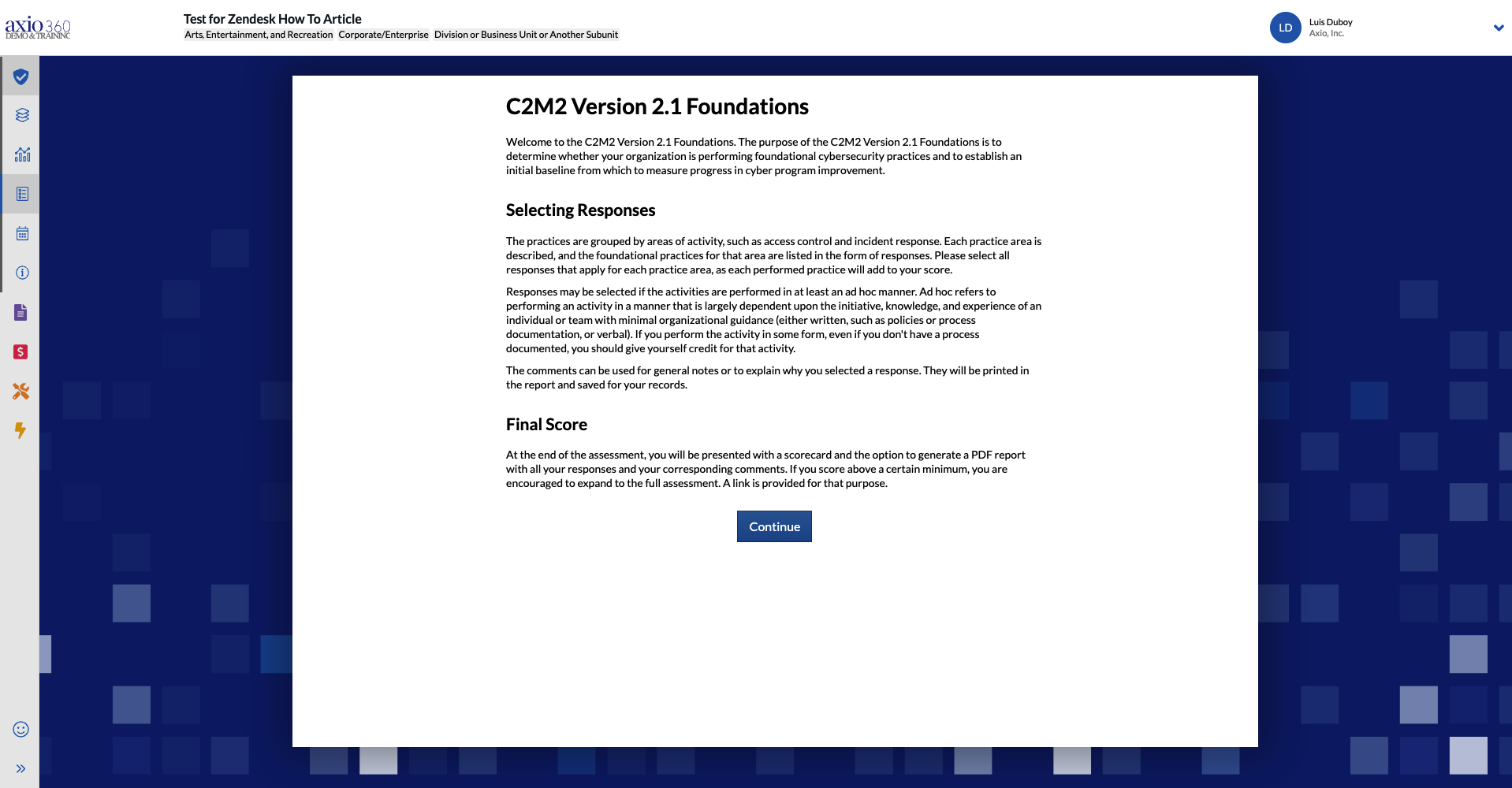 How to Use Axio360 Foundations Assessments – Axio