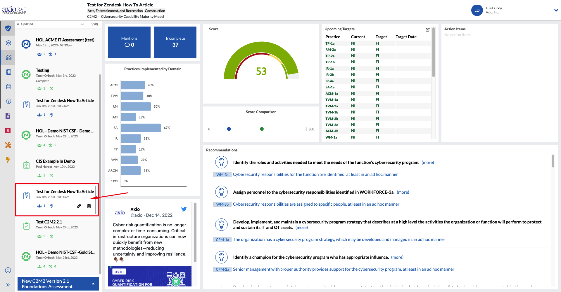 How to Use Axio360 Foundations Assessments – Axio